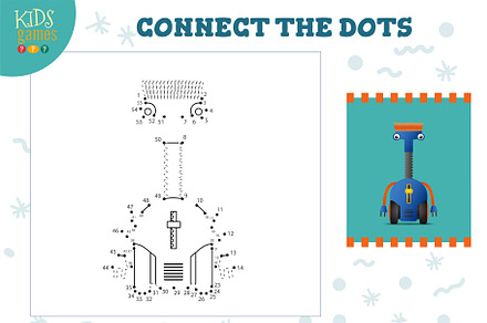 Connect the dots kids game vector, an Education Illustration by Darth ...