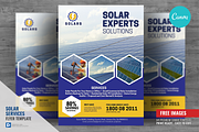 Solar Energy Services Canva Flyer