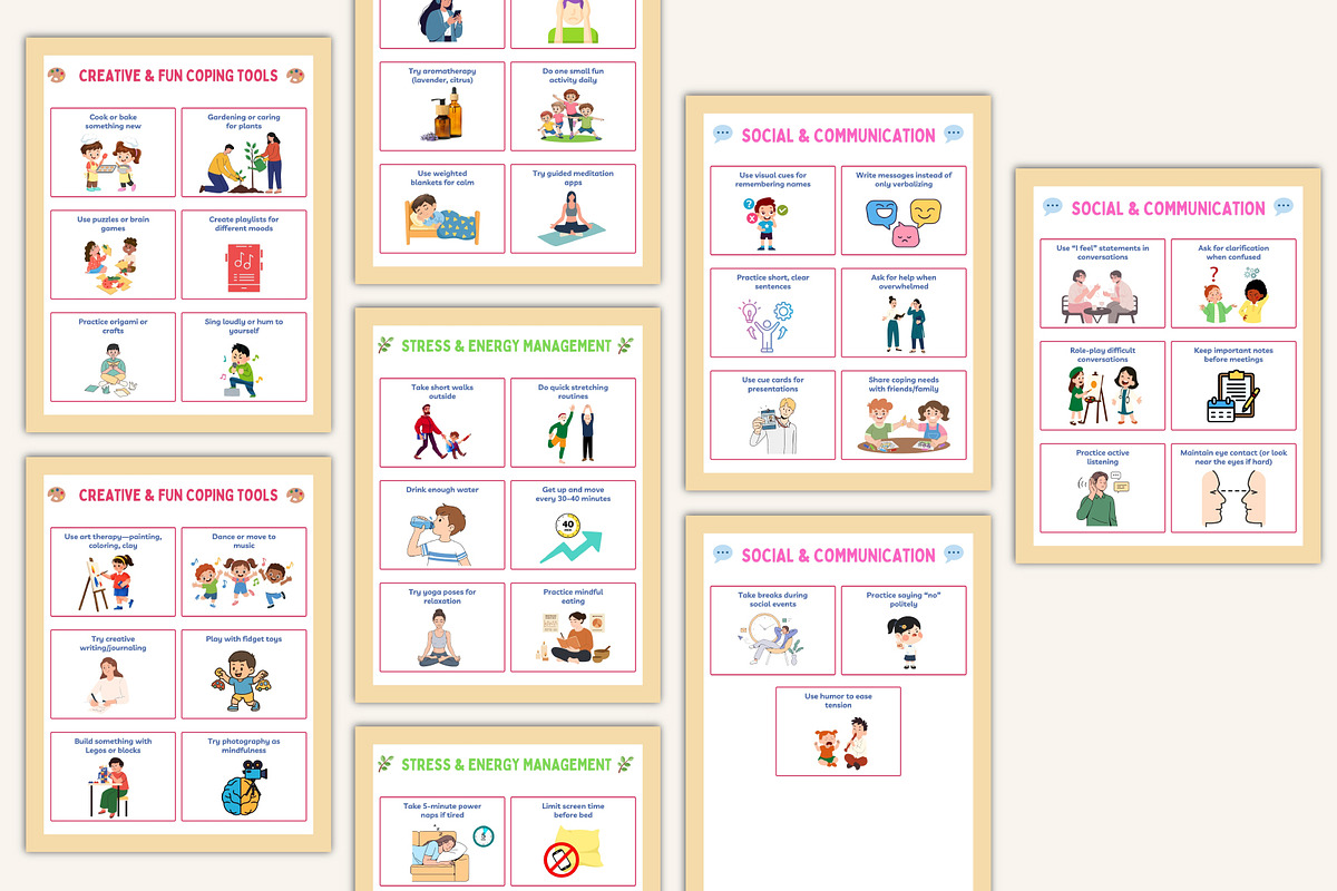 ADHD Coping Skills Cards