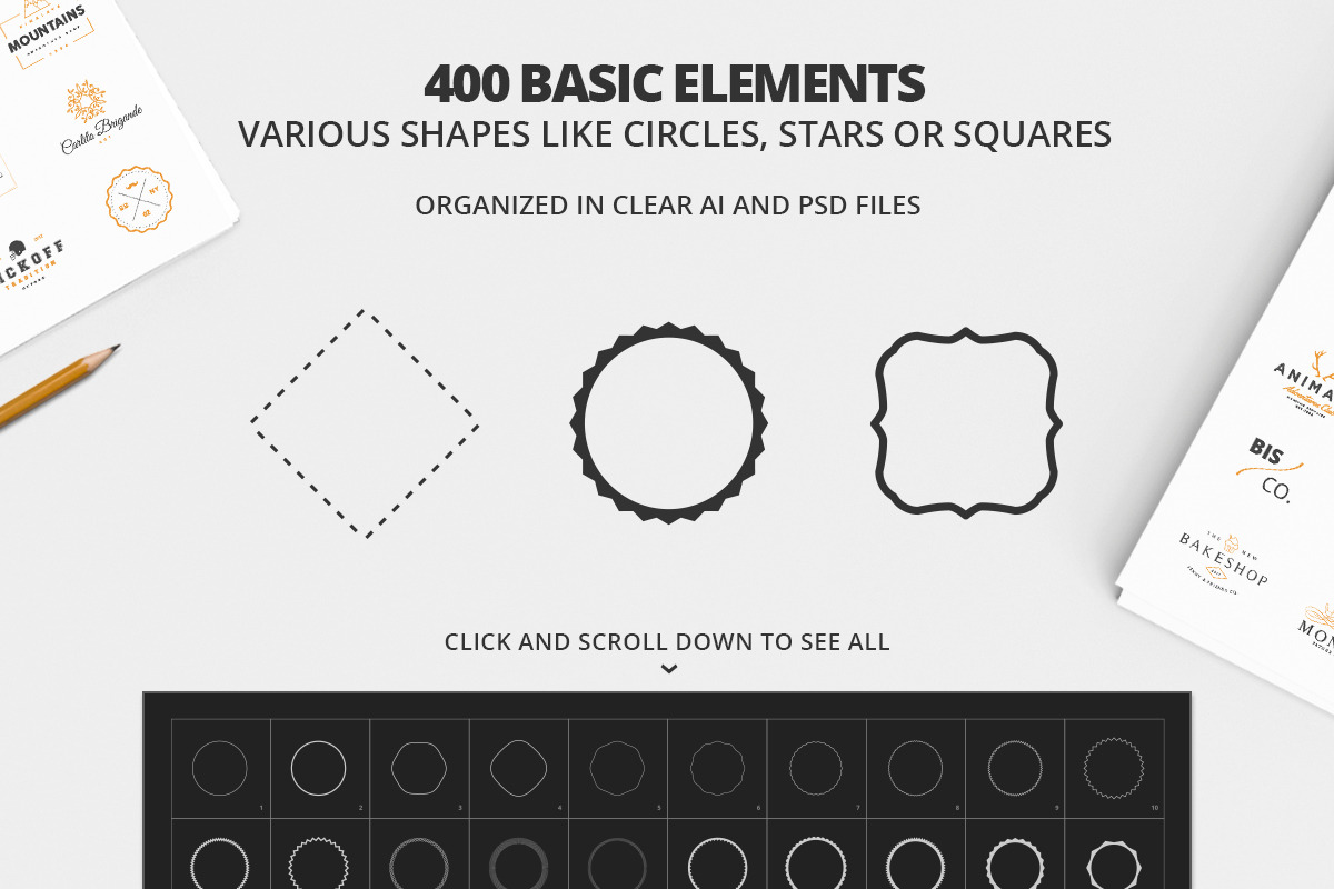 All in One Logo Creation Kit, a Branding & Logo Template by Basari Design