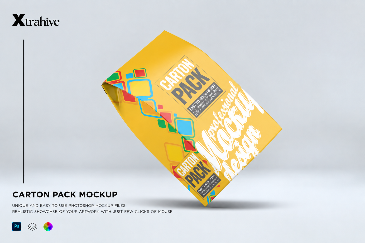 Carton Box Pack Mock-Up