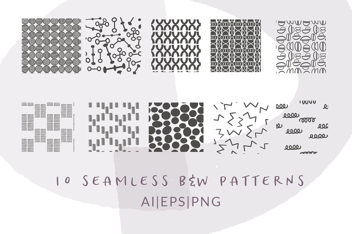 Textured Geo Patterns & Elements, a Pattern Graphic by Sweet Fig