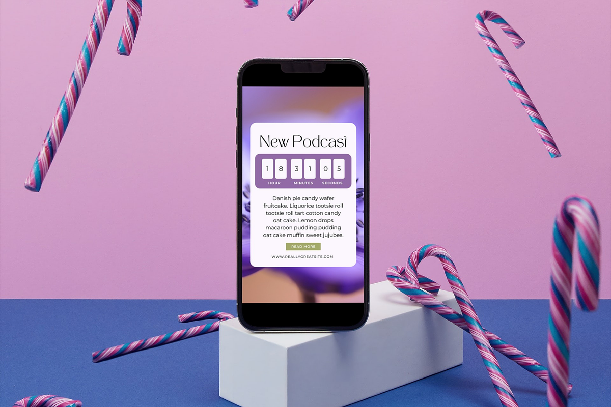 Purple IG Post & Stories Canva