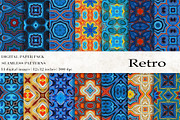 Retro Digital Papers | Graphic Patterns ~ Creative Market