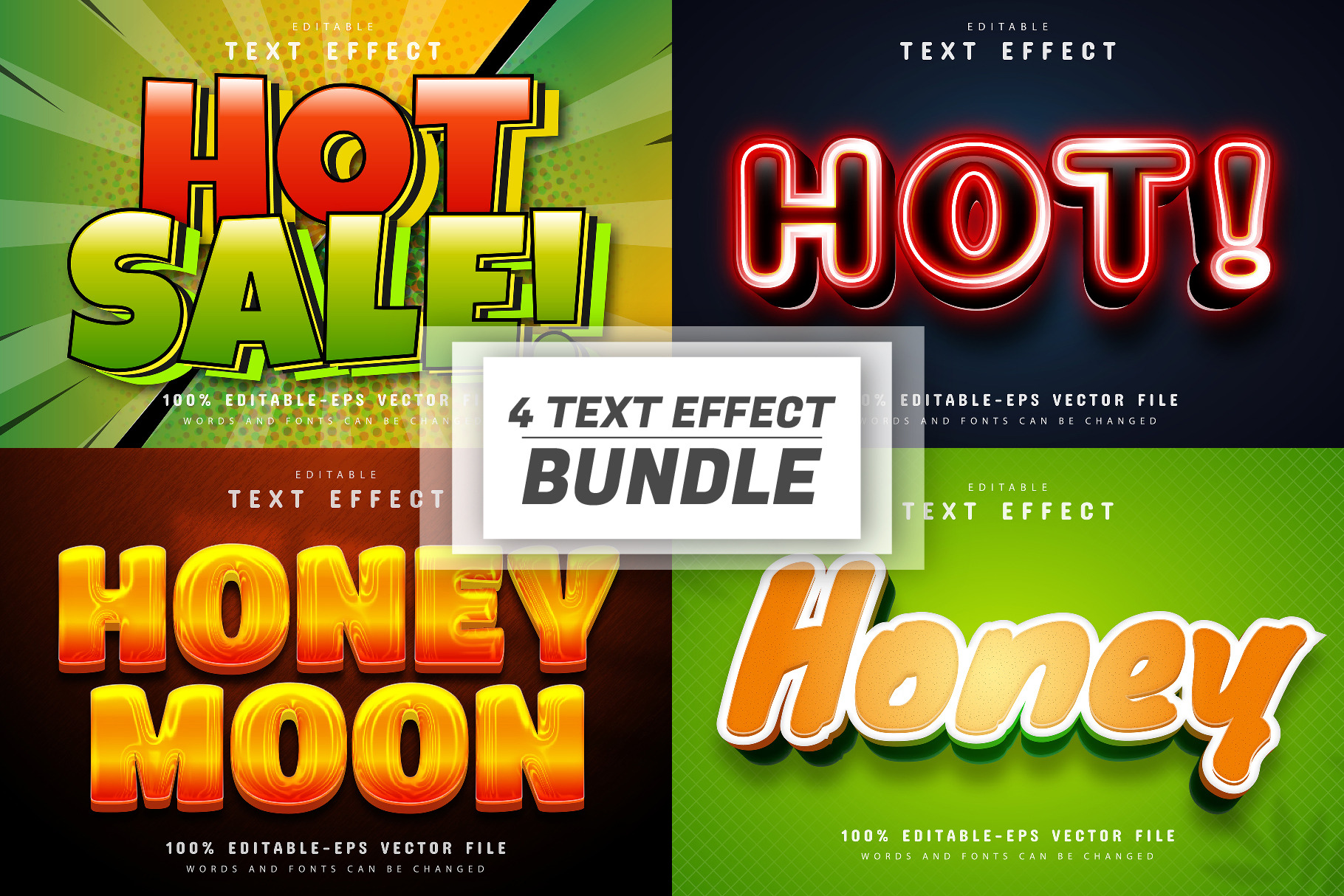 Font text effect 3d editable Vol 9, a Plug-in Add-On by Aglonemadesign