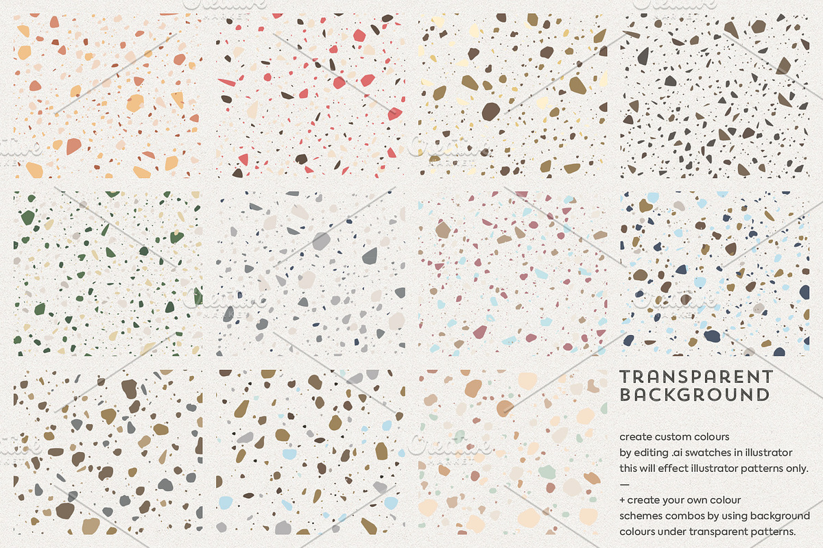 22 Seamless Terrazo Patterns | Creative Market