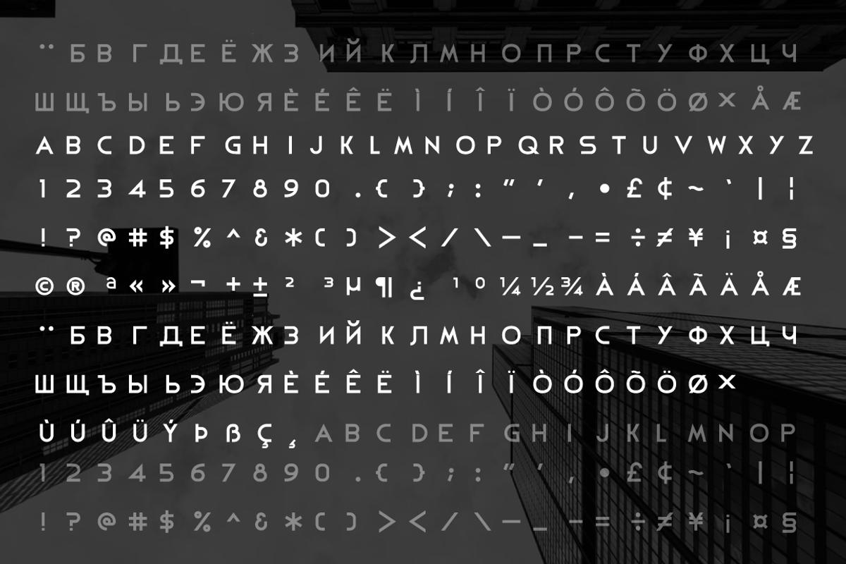 Landor Display Typeface, a Sans Serif Font by Projectile