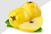 Cut quince fruits, an Object Graphic by Fruits+Veggies