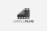 Unroll Fimls Logo, a Branding & Logo Template by MotionMount