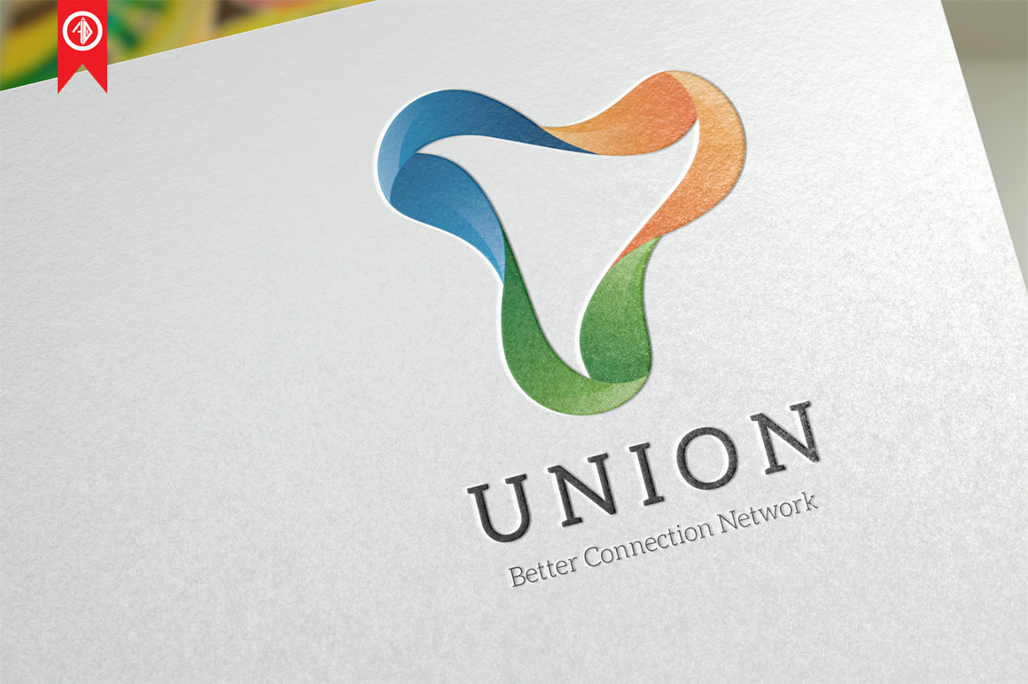 Abstract / Union Network - Logo, a Branding & Logo Template by Artha Desain