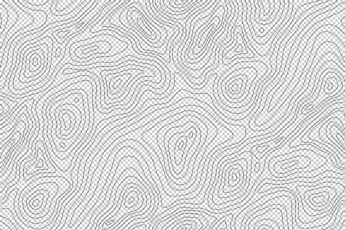 Seamless vector topographic map, a Texture Illustration by RDShop