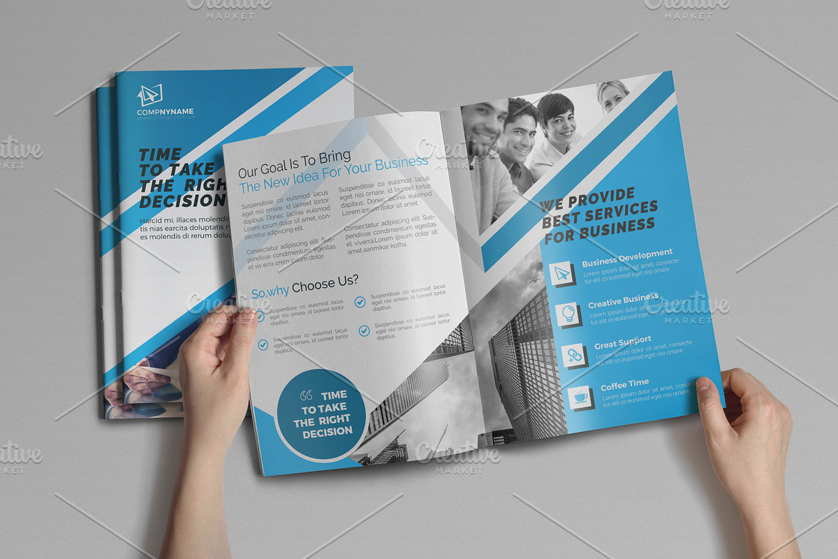 Digital Business Brochure, a Brochure Template by Cristal Pioneer
