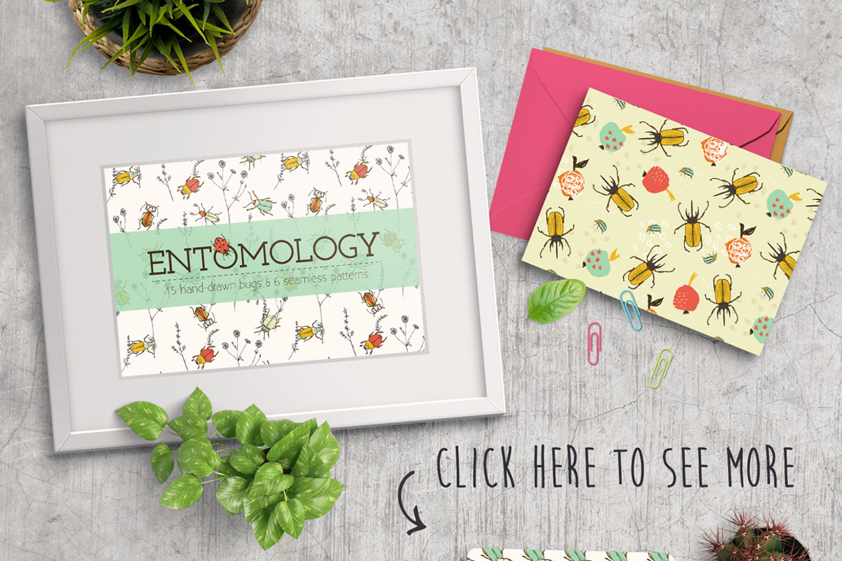 Entomology, a Pattern Graphic by Julia Shvets