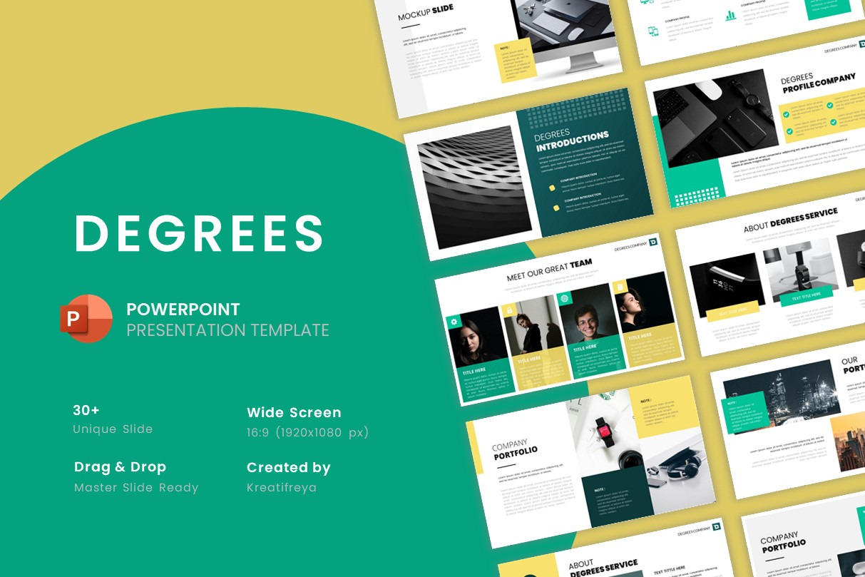 DEGREES - PowerPoint Template