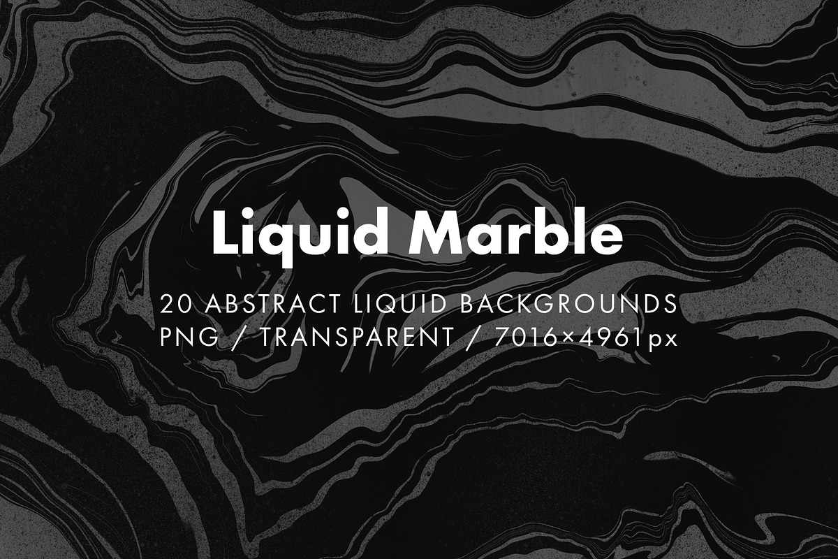Liquid Marble: Abstract Backgrounds