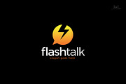 Flash Talk Logo | Branding & Logo Templates ~ Creative Market