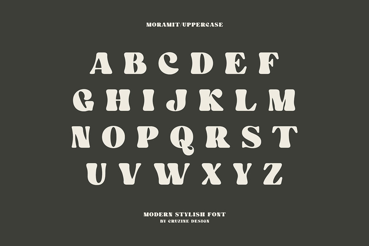 Moramit - Rounded Serif Font, a Serif Font by Cruzine
