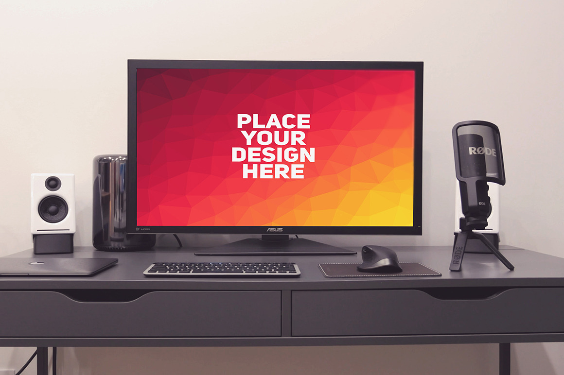 PC Monitor Mock-up#22, a Product Mockup by Laura
