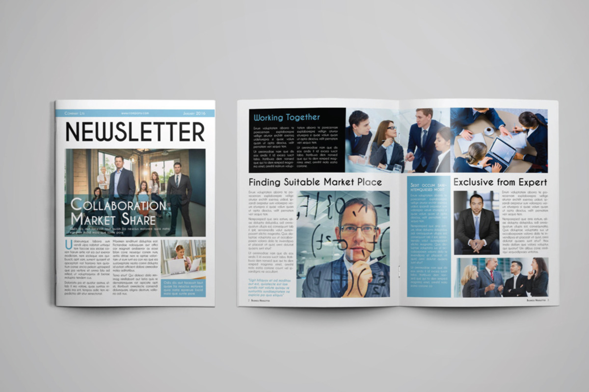 Newsletter Template Bundle vol. 01, a Magazine Template by voryu