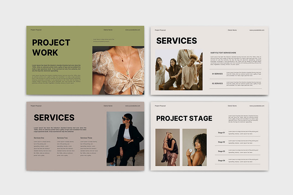 Brand Project Presentation Template