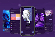 Balance Mobile App UI KIT, an App Template by No.13