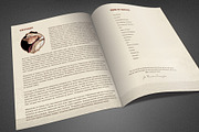 Western Funeral Program Template, a Brochure Template by loswl