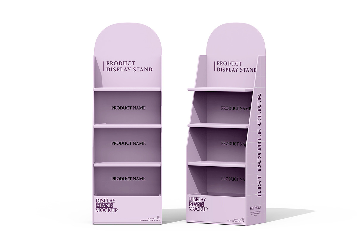 Promotion POS Display Rack Mockup, an Advertising Mockup by Ram Studio