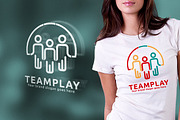 Team Play Logo, a Branding & Logo Template by WheelieMonkey