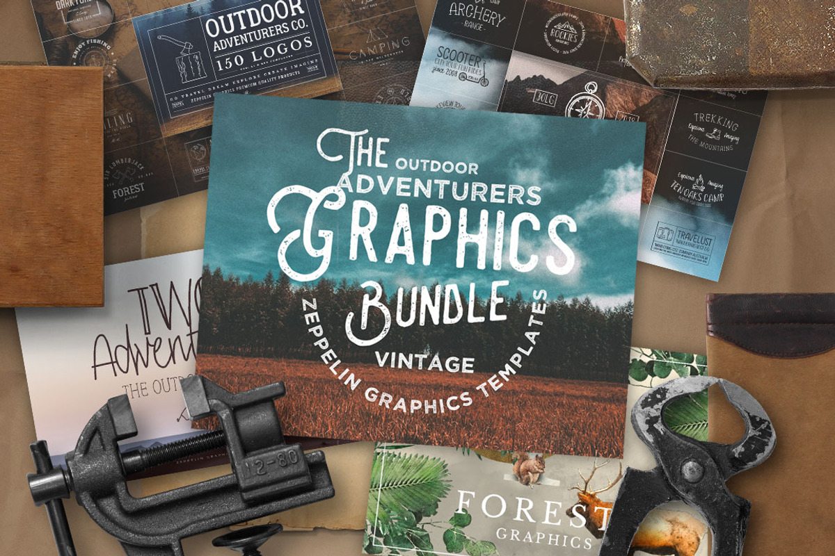 Outdoor Adventurers Graphics Bundle, a Texture Illustration by Graphicdome