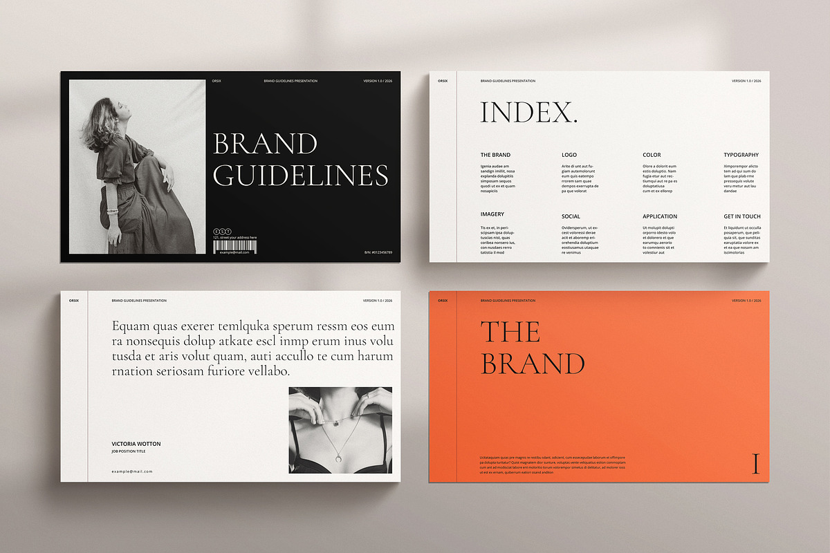 Brand Guidelines Presentation Design, a Presentation Template by ...