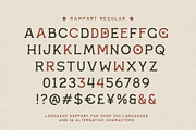 Rampart Display Typeface, a Serif Font by Rachel Kick