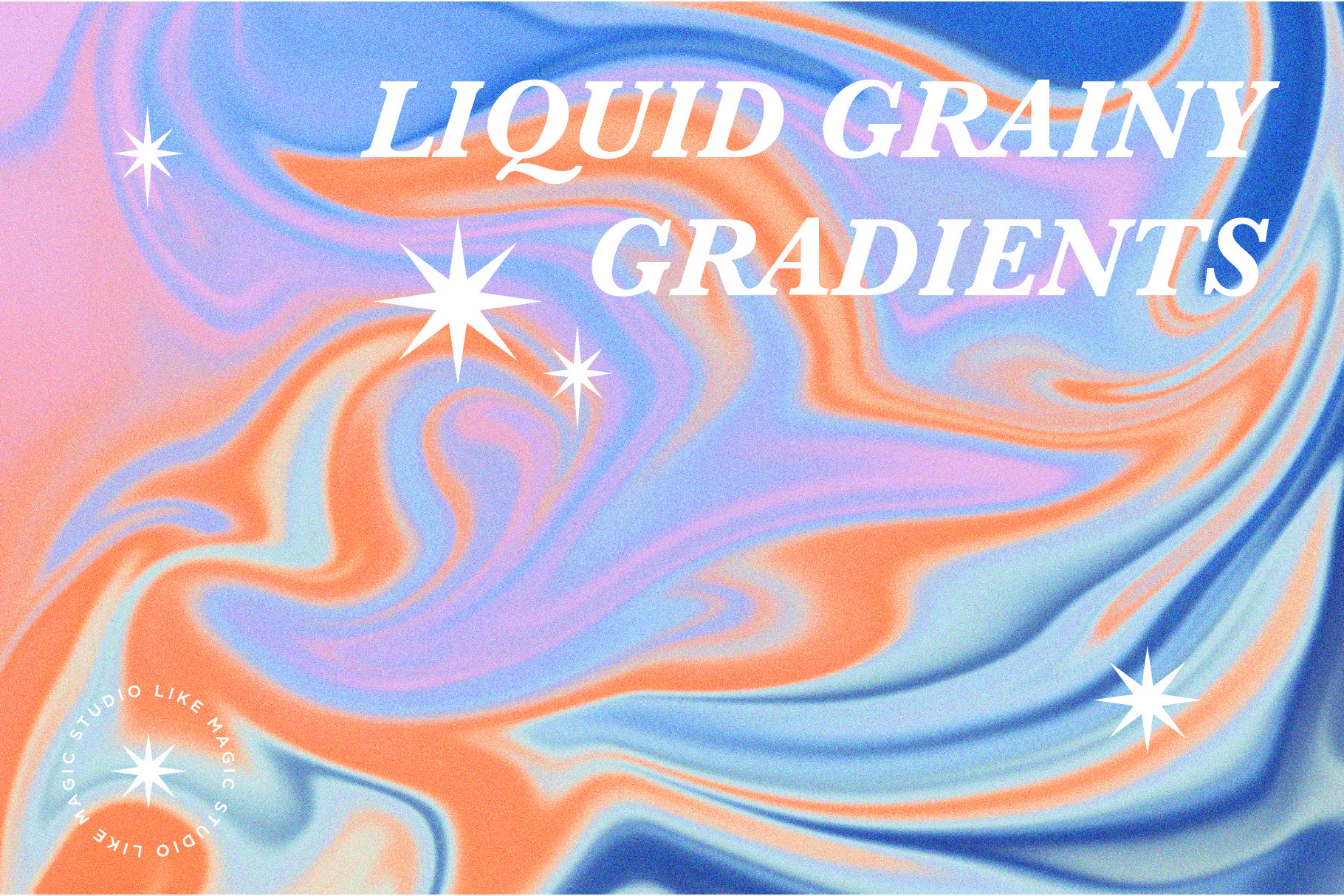 Liquid Grainy Gradients, a Graphic by Like Magic Studio