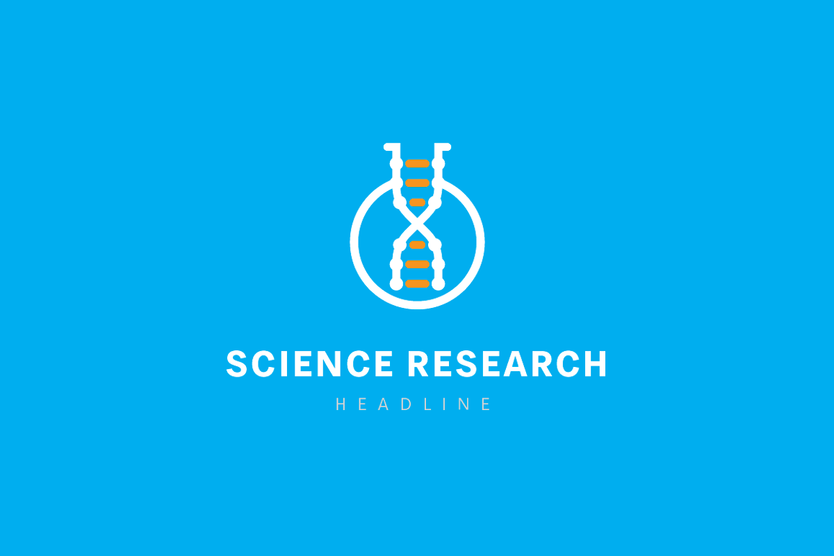 Science research logo., a Branding & Logo Template by Anton Akhmatov