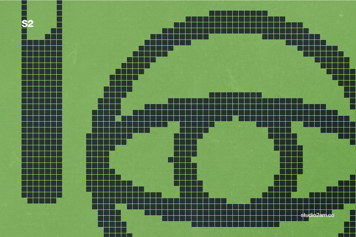 LCD Machine - Retro Display Effect, a Texture Graphic by Studio 2am ...