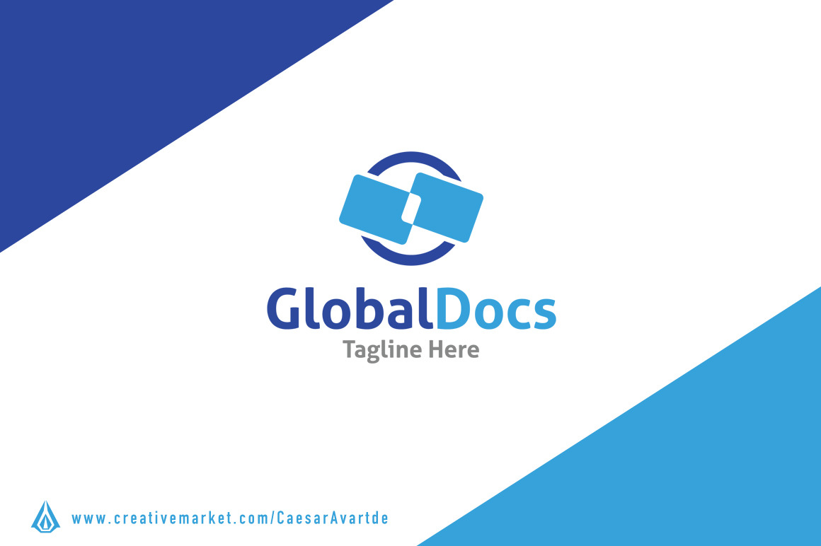 Global Docs Logo Template, a Branding & Logo Template by Avartde Creative