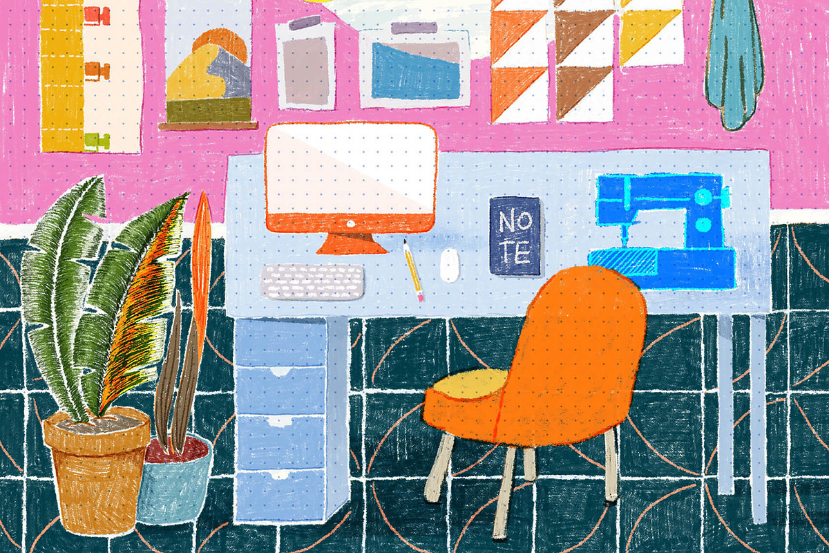 Procreate Colored Pencils Brush Set, a Brush Add-On by Esther Nariyoshi