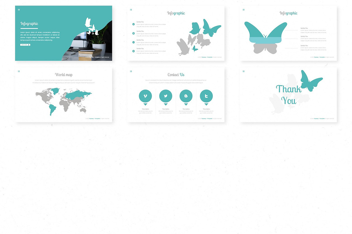 FlyAway - Powerpoint Template, a Presentation Template by inspirasign