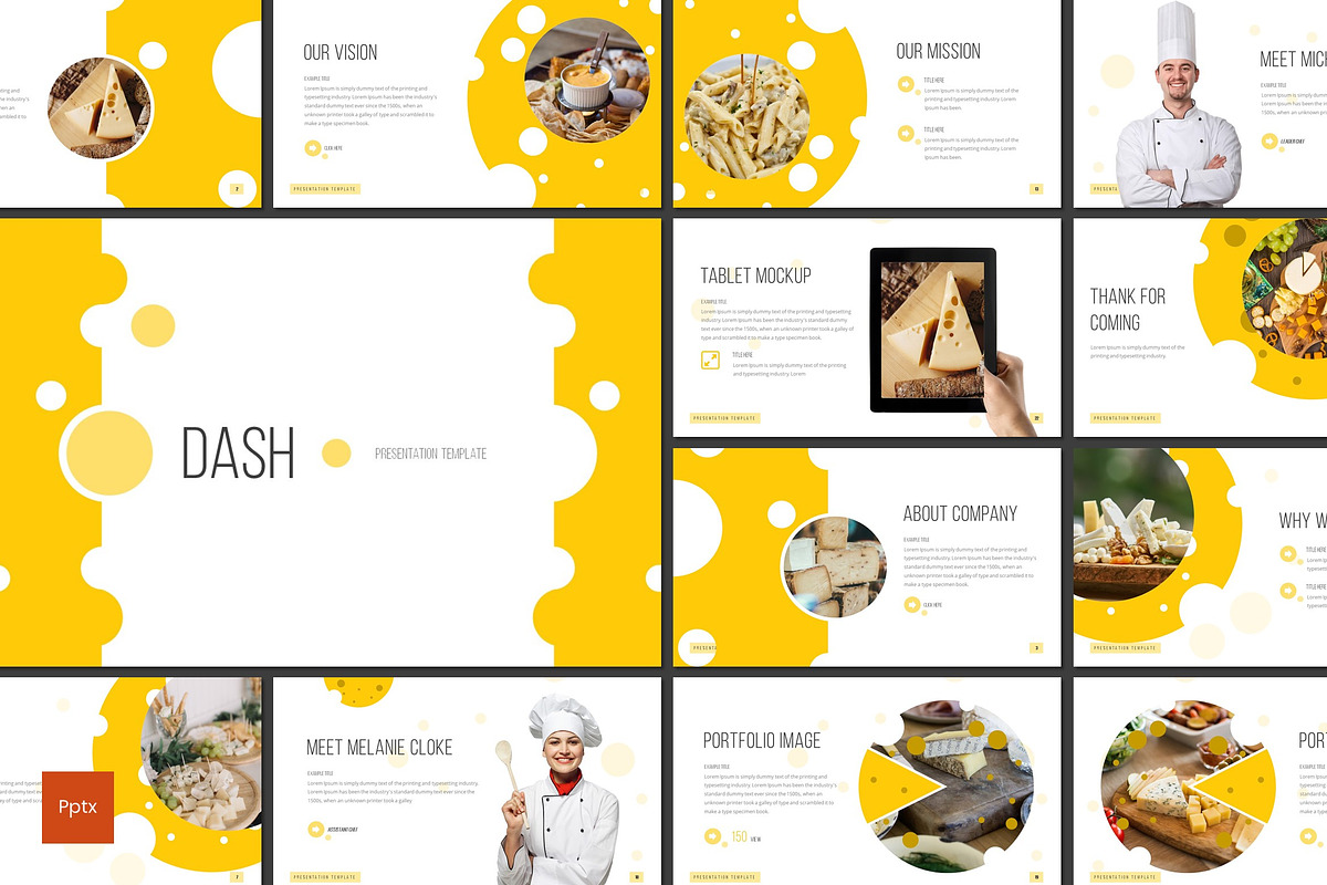Dash - Powerpoint Template, a Presentation Template by inspirasign ...