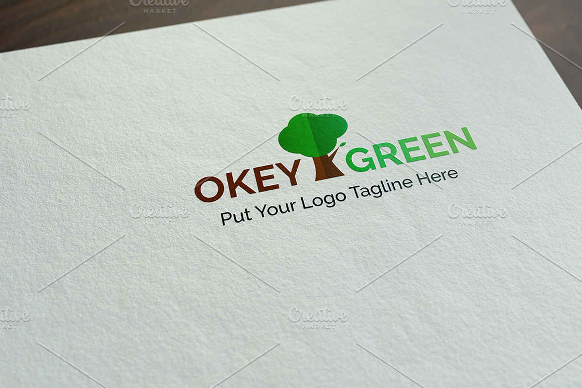 Okey Green Logo Template, a Branding & Logo Template by Naistudio