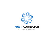 Multi Connector Logo Template | Branding & Logo Templates ~ Creative Market