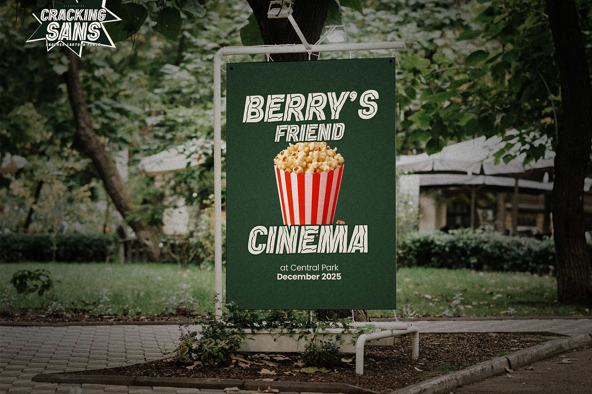 Cracking Sans - Another Cartoon Font