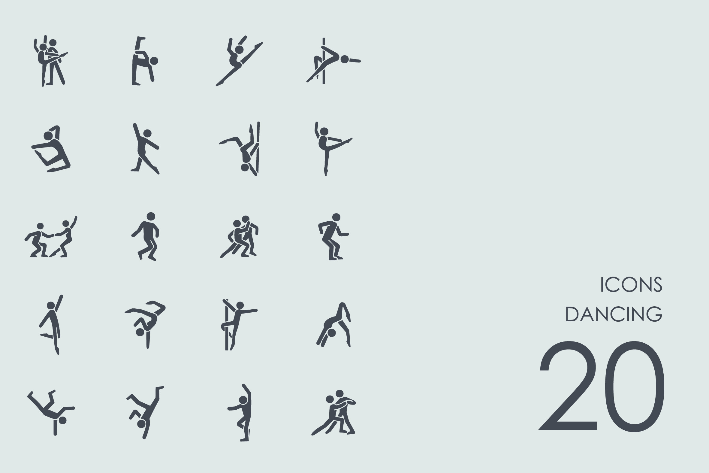Dancing icons, an Icon by Palau