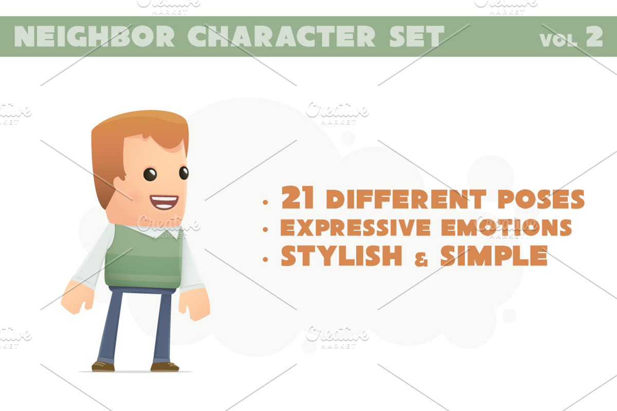 Neighbor set 2, a Person Illustration by artenot