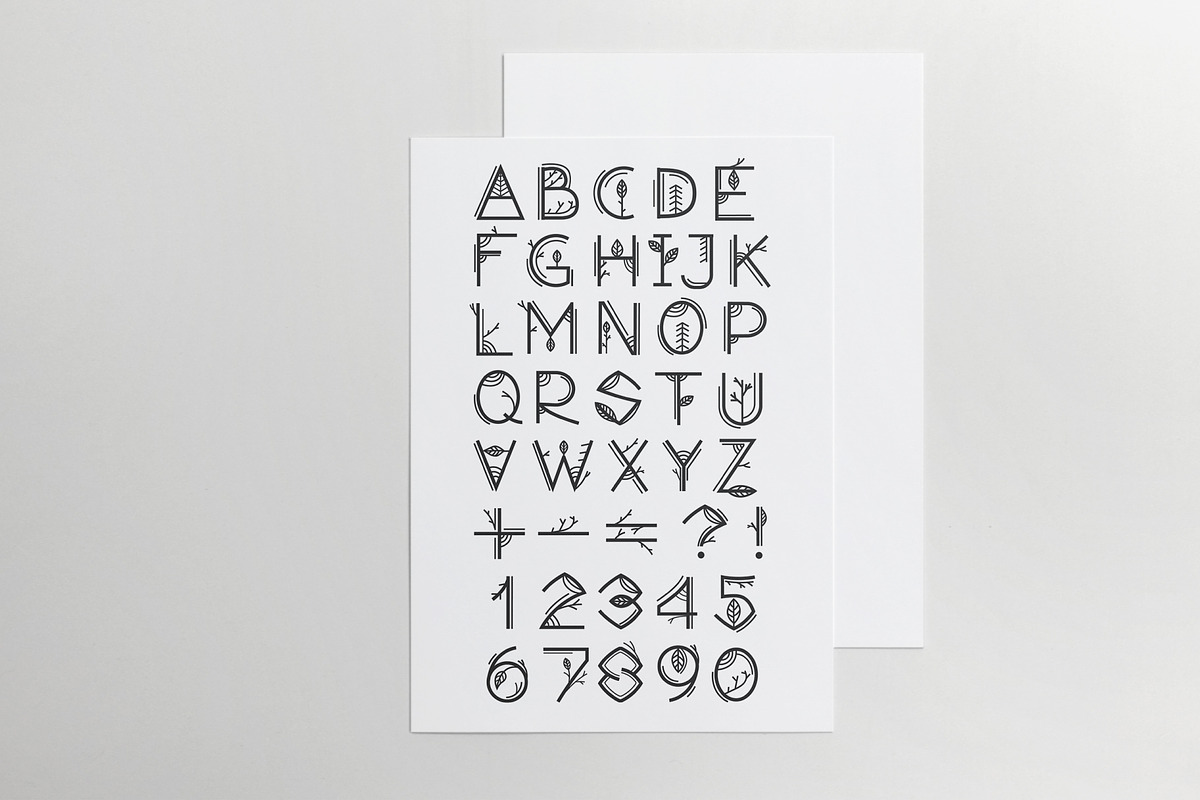 Ethnic Style Lettering, a Blackletter Font by SPHINX SMILE