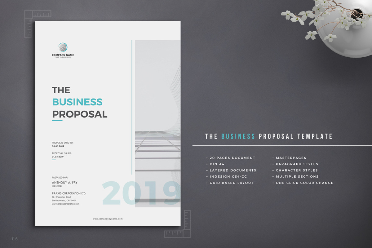 Proposal, a Brochure Template by ThemeDevisers