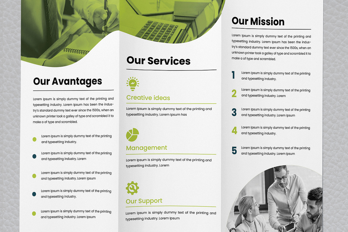 Trifold Brochure Layout Design
