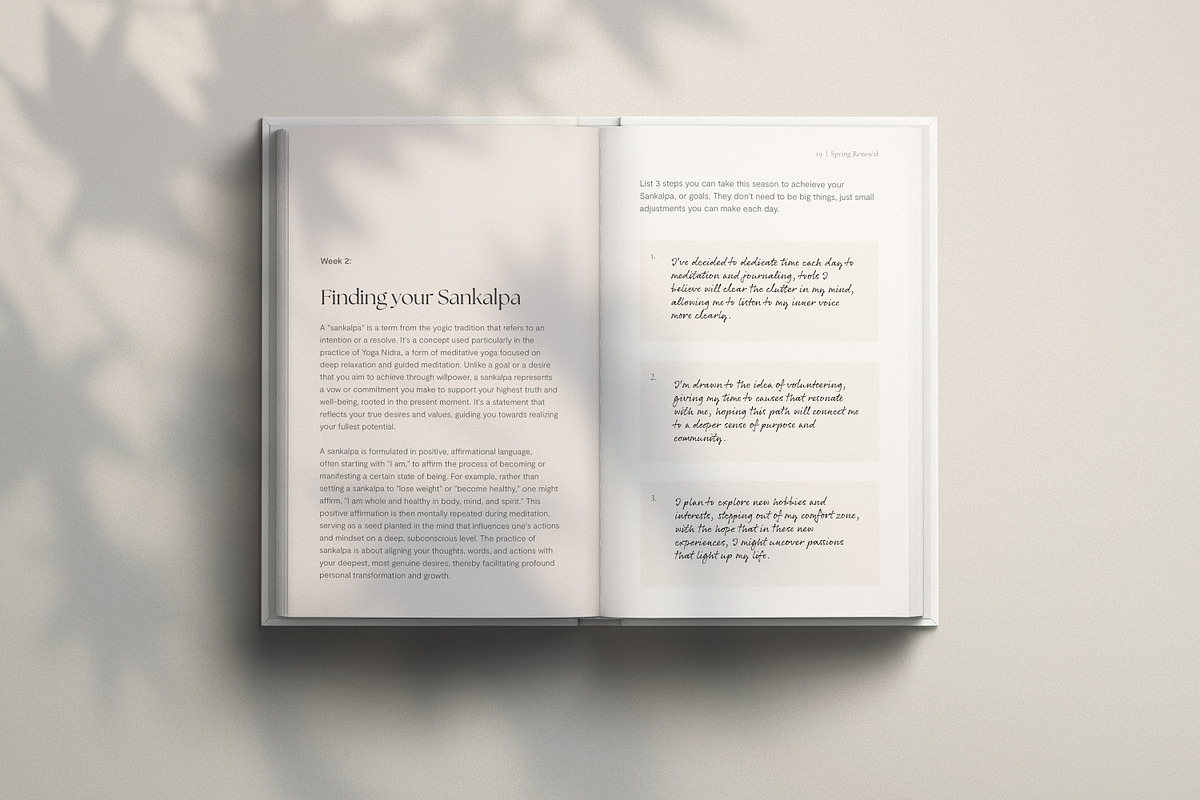 Wellness Journal | Indesign Template, a Brochure Template by Mindful ...