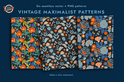 Vintage Maximalist Seamless Patterns, a Pattern Graphic by Mels Brushes