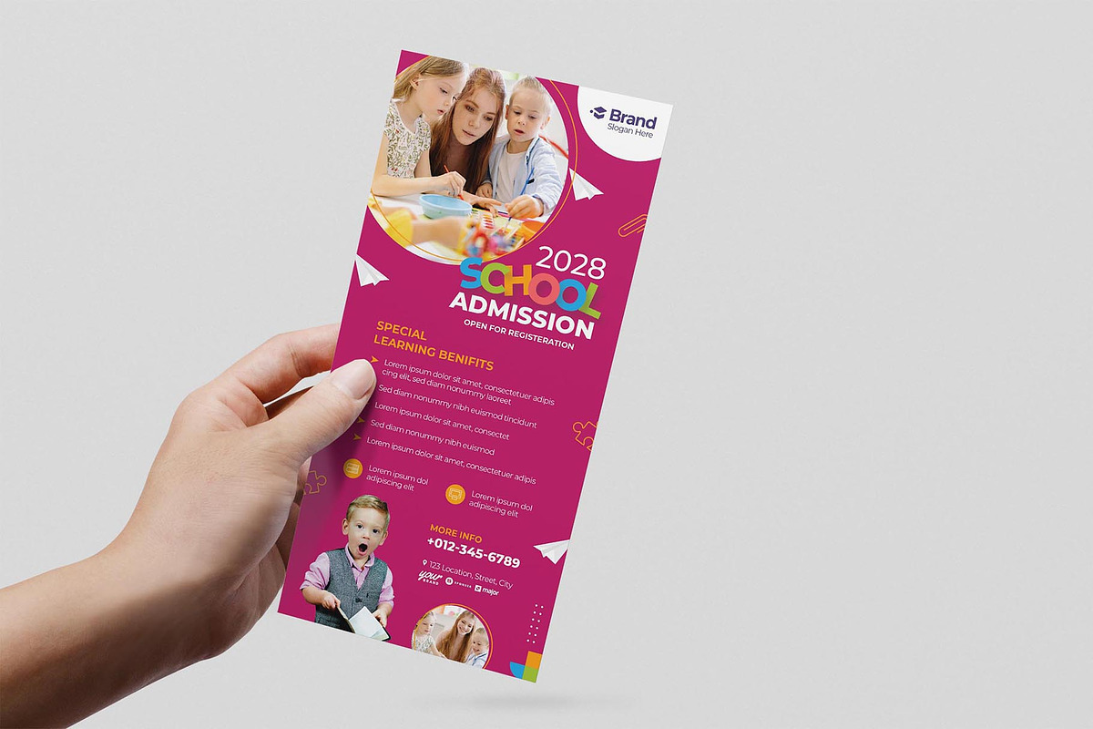 School Education Flyer Template, a Flyer Template by BrandPacks