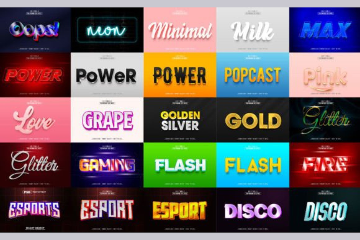 25 Stylis 3D Text Effect Bundle, a Symbol Font by shopcosm